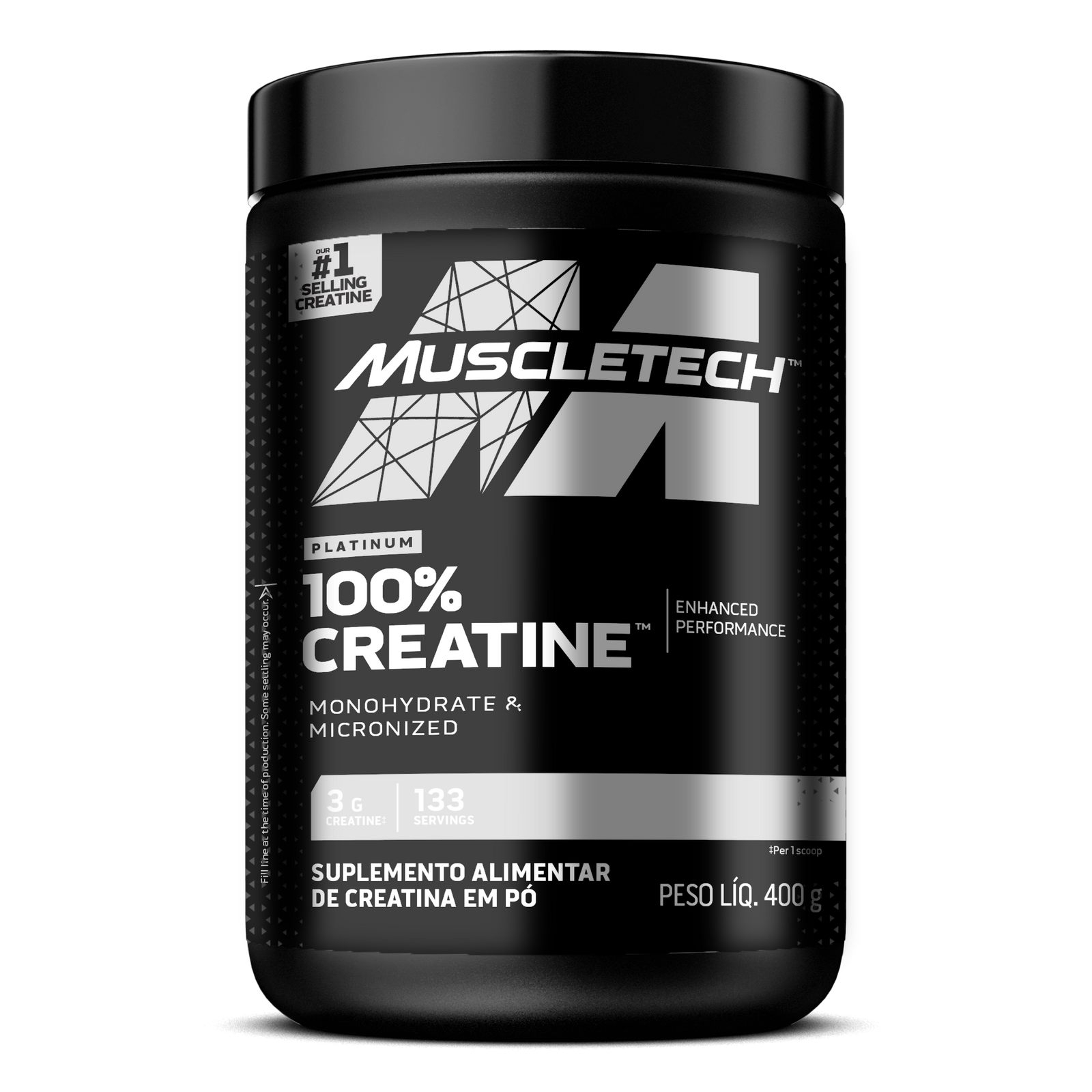 MuscleTech Creatine Platinum Unflavored 400g BR