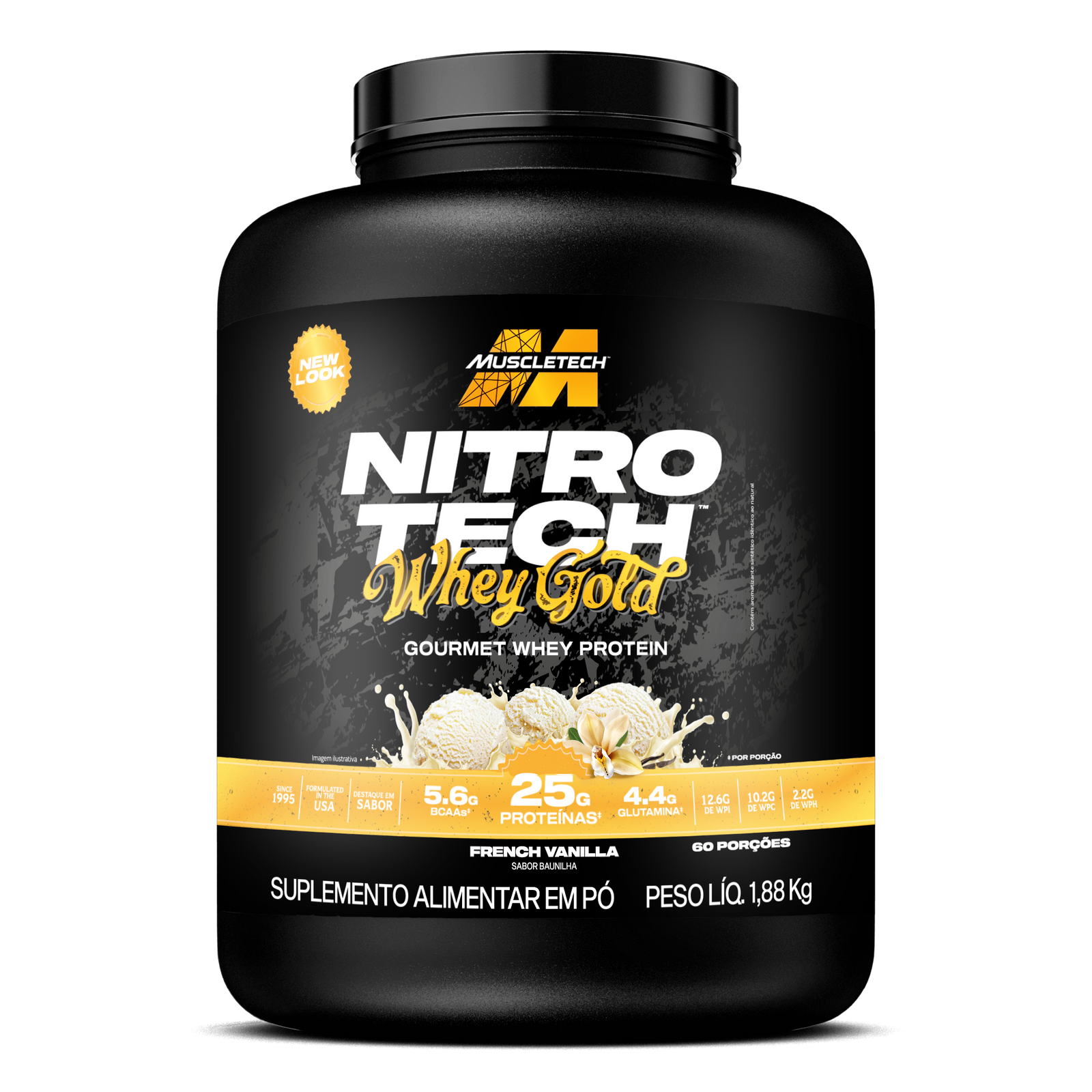 Whey Protein Nitro Tech Gold - Muscletech Brasil